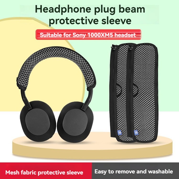 Mesh Headphone Headband Protective Sleeve Accessories for Sony WH ...