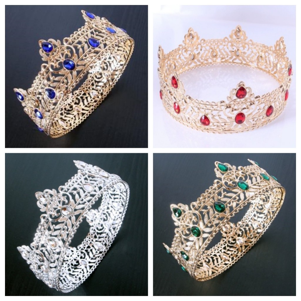 Philippines Ready Stock Men's crown hair accessories wedding party ...