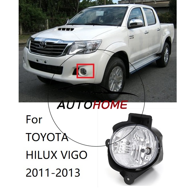 Front Bumper light Fog Light Fog Lamp For TOYOTA HILUX VIGO CHAMP KUN26 ...