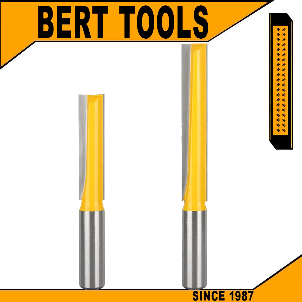 BERT🇵🇭｜Straight Router Bits 1/2 Inch Shank Double Flute Woodworking ...