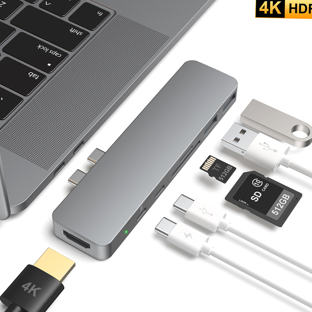 [2025 Super Sale] dodocool USB-C Hub Type C Adapter Aluminum Alloy 7-in ...