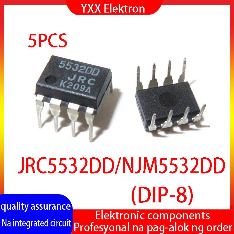 ((5PCS) Brand New Original Genuine JRC5532DD NJM5532DD 5532DD Precision ...