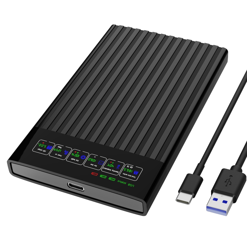 ShuoLe HDD Enclosure 2.5 Inch SSD Case Sata to USB3.0/3.2 5Gbps Hard ...