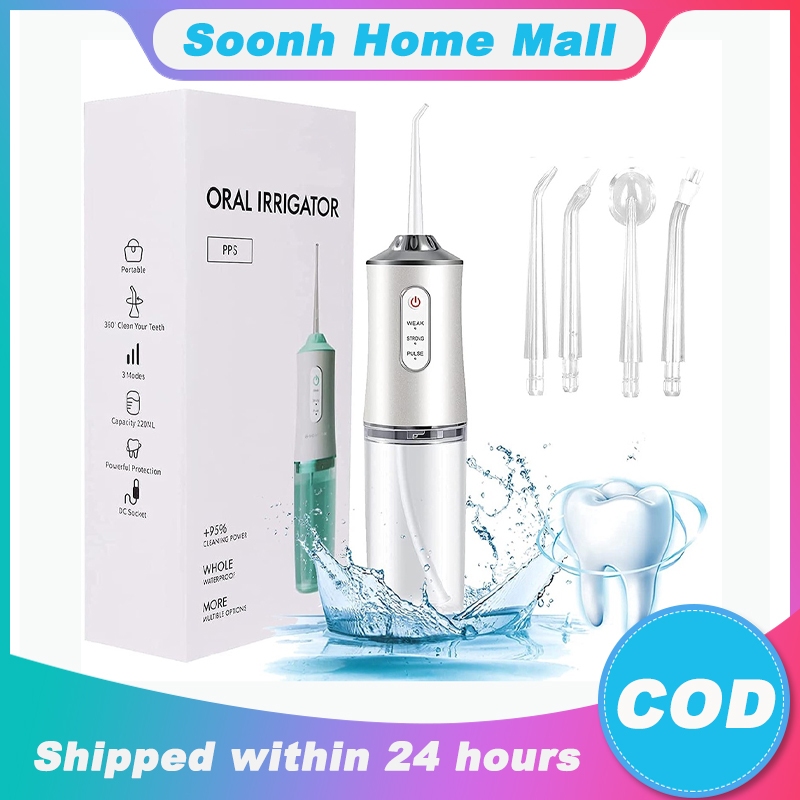 Portable Oral Care Water Flosser Rechargeable Portable Pulse Water ...