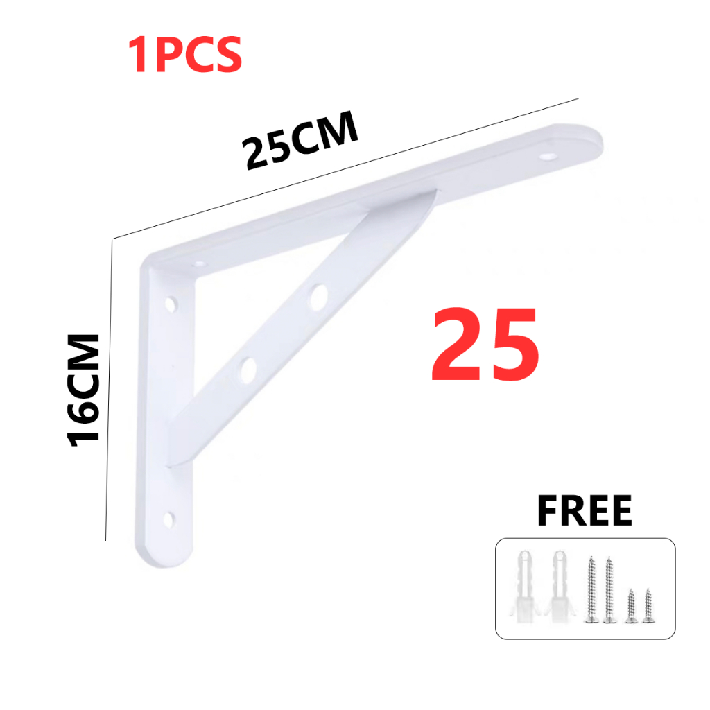 Anti-rusty Heavy Duty Shelf Bracketre Wall Triangle Bracket Angle Best Material 15CM/20CM/25CM ...