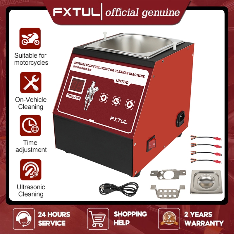 FXTUL UNT50 Ultrasonic Fuel Injector Cleaner Motorcycle Car Injector ...