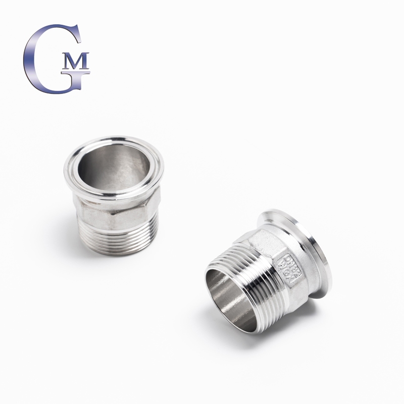 DN15 - DN50 BSPT Male SS316 Stainless Steel Hex Sanitary Ferrule ...