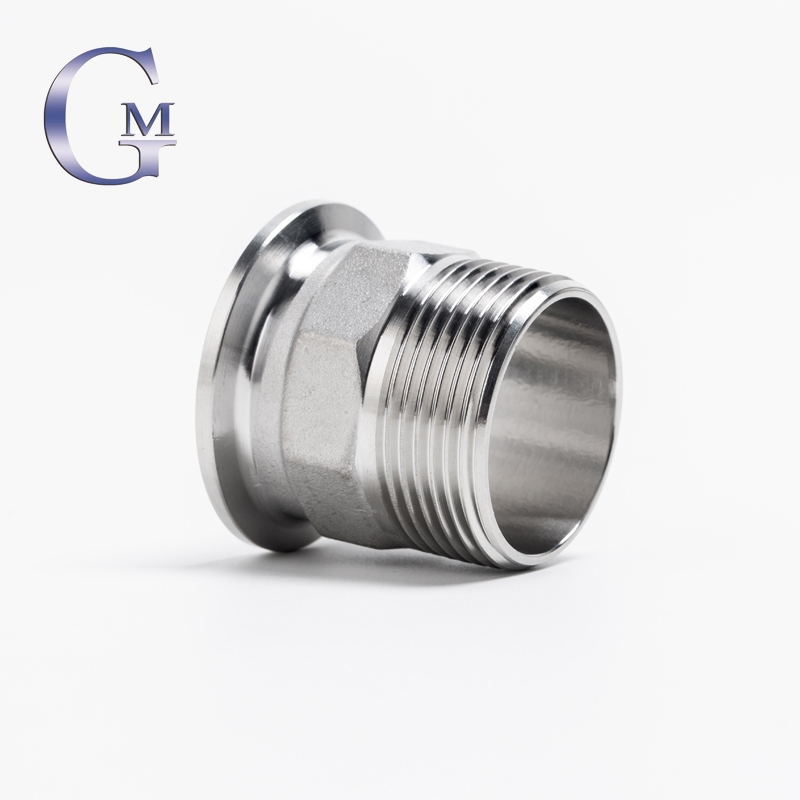 DN15 - DN50 BSPT Male SS316 Stainless Steel Hex Sanitary Ferrule ...