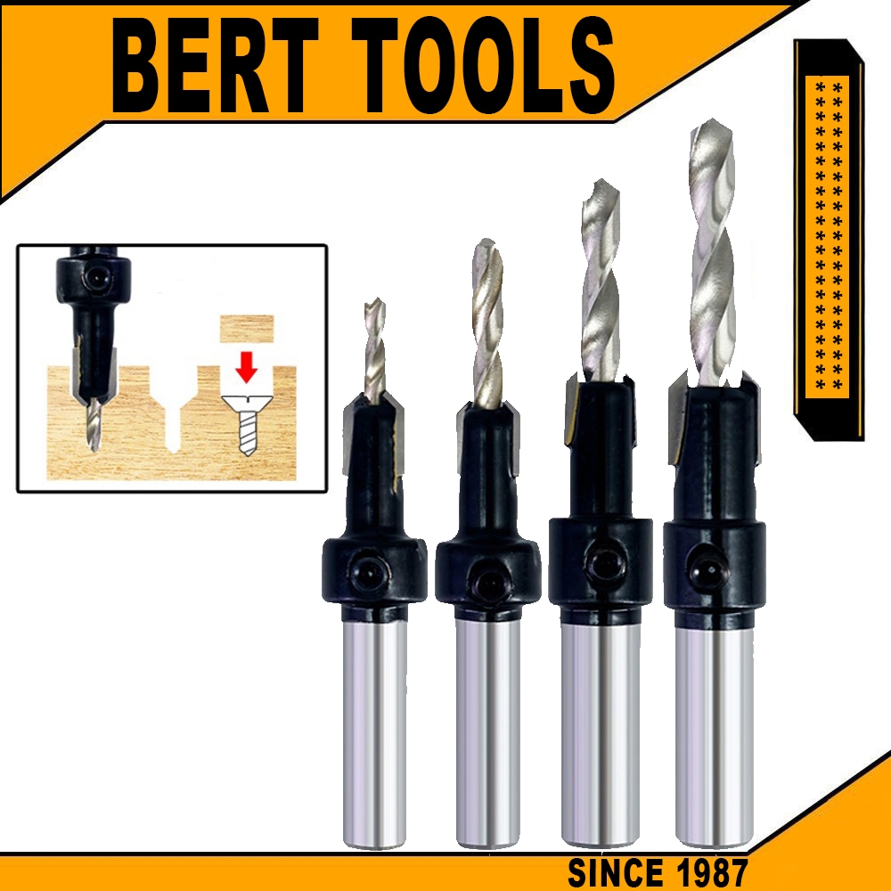 BERT🇵🇭｜Quick Change Countersink Drill Bit Set - ISO9001 Accredited ...