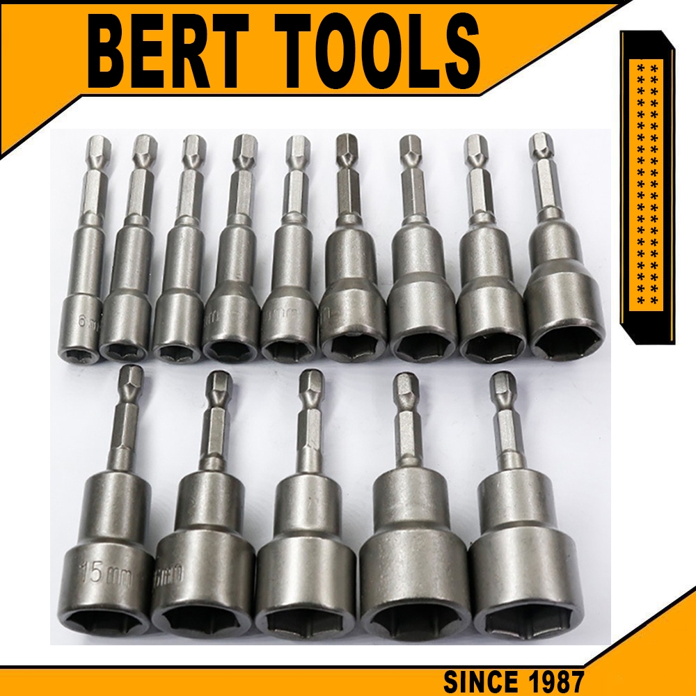 BERT🇵🇭｜Magnetic Nut Setter Driver Drill Bit 1/4" Hex Magnetic Nut ...