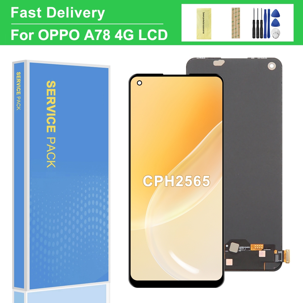 AMOLED For OPPO A78 4G CPH2565 LCD Display Touch Screen Panel Digitizer ...