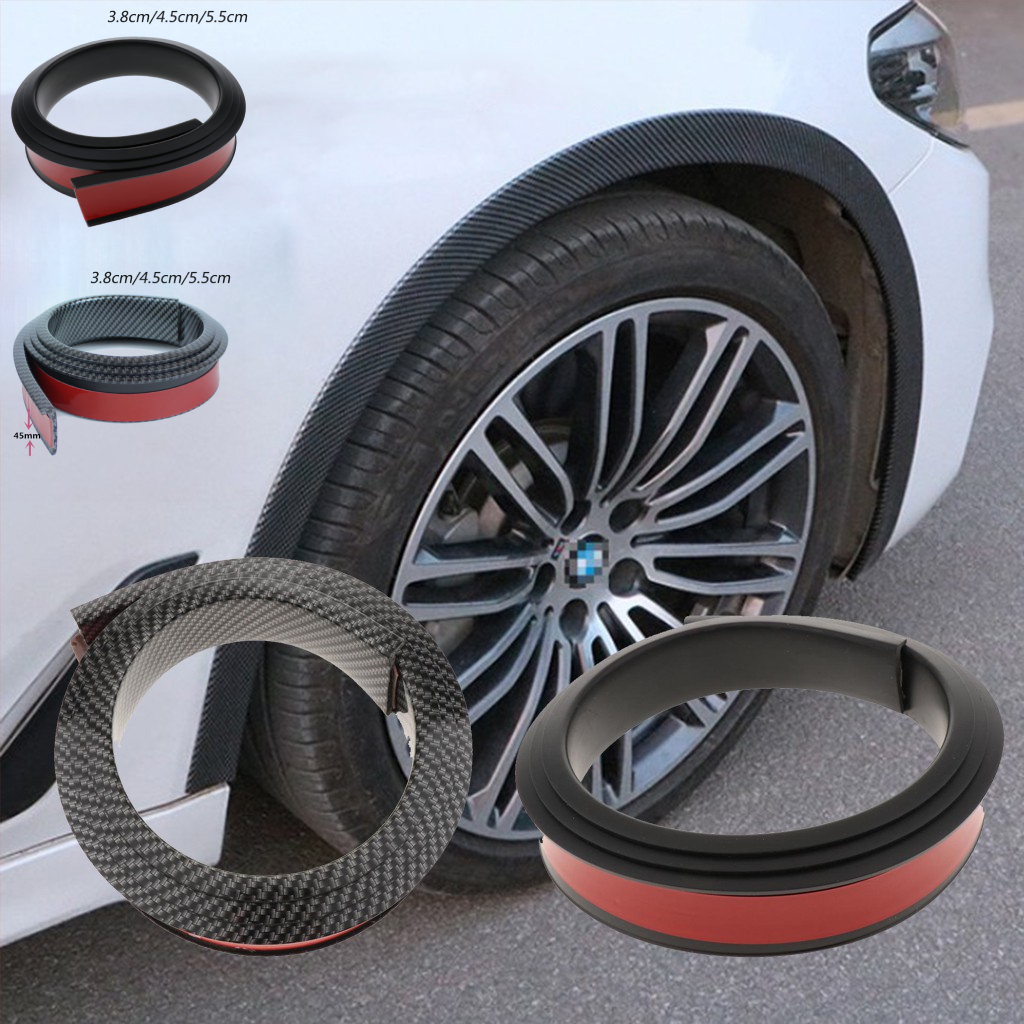 Car Wheel Eyebrow Arch Trim Lips Strip Fender Flare Protector Universal ...