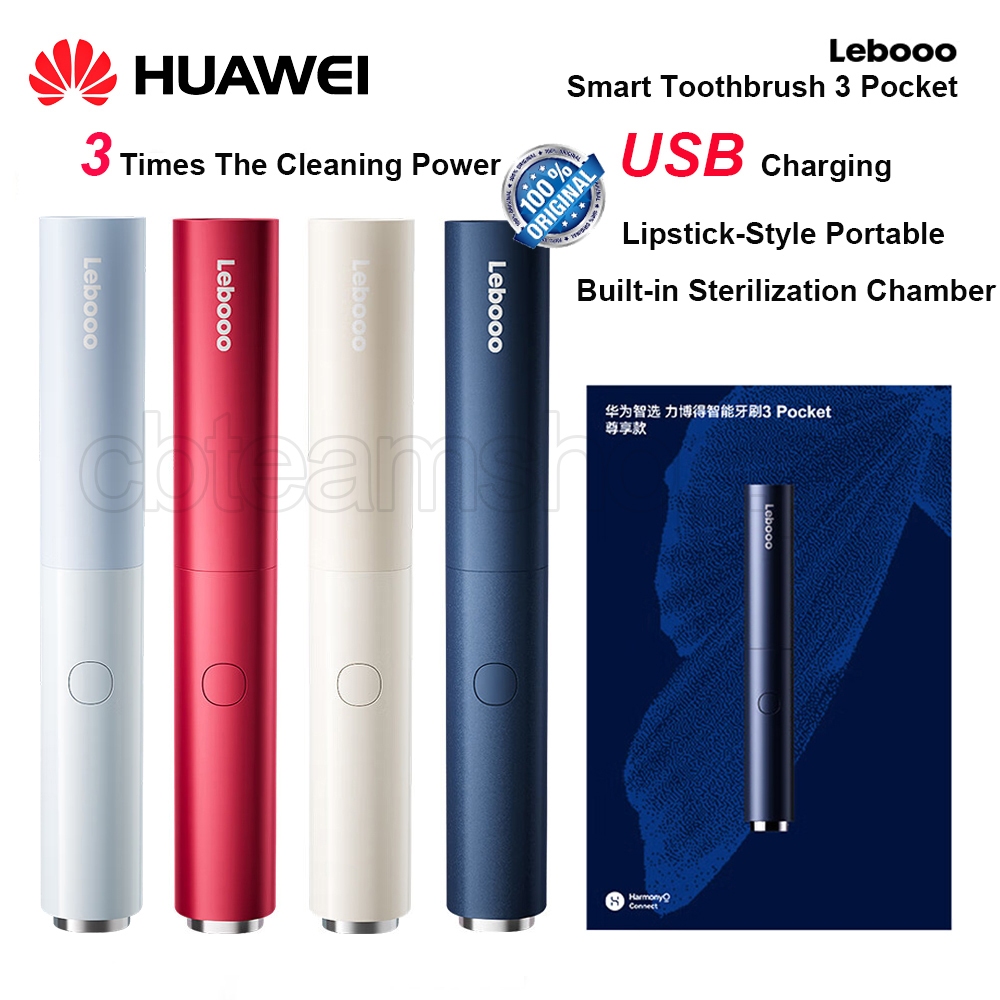 Huawei Lebooo Smart Toothbrush 3 Pocket Travel Portable Electric ...