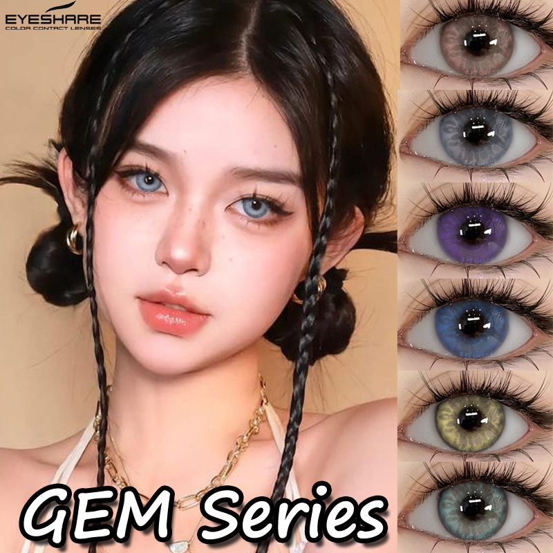 EYESHARE Color Contact Lenses 14mm Natural Size Contact Lens for Eyes ...