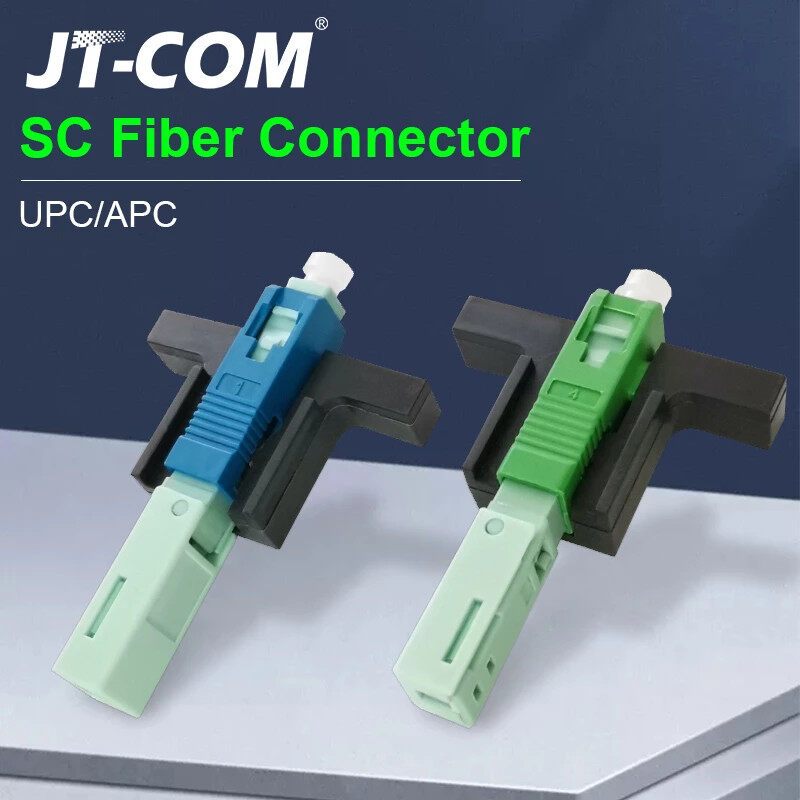 JT-COM SC Connector Butterfly FTTH 50PCS/100PCS/200pcs Per Boundle UPC ...