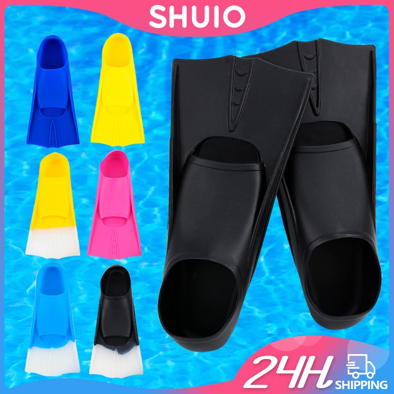 SHUIO Swimming Fins Silicone Flippers for Snorkeling Floating Diving ...