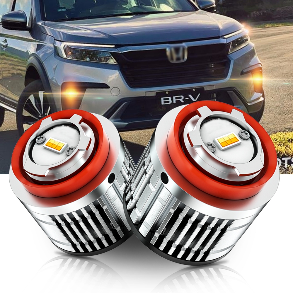 TUFFOO 1Pair Dual Color L1B LED Fog Light Bulb 14000LM For Honda BRV ...