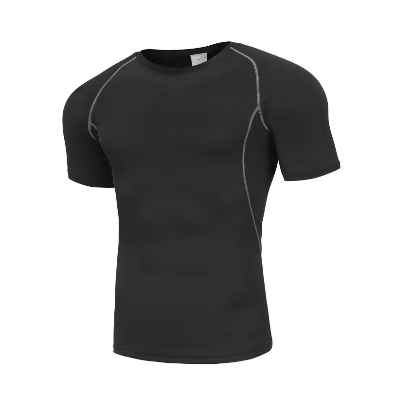 Men's Quick-Drying Sports T-Shirt: Breathable Compression for Outdoor ...