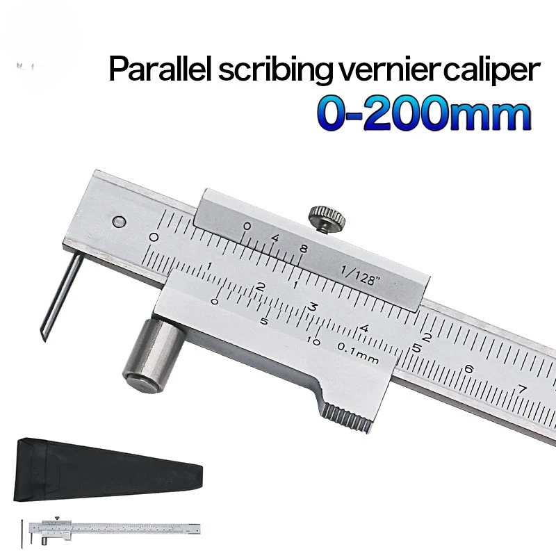 Parallel Marking Calipers 0-200mm Stainless Steel Marking Vernier ...