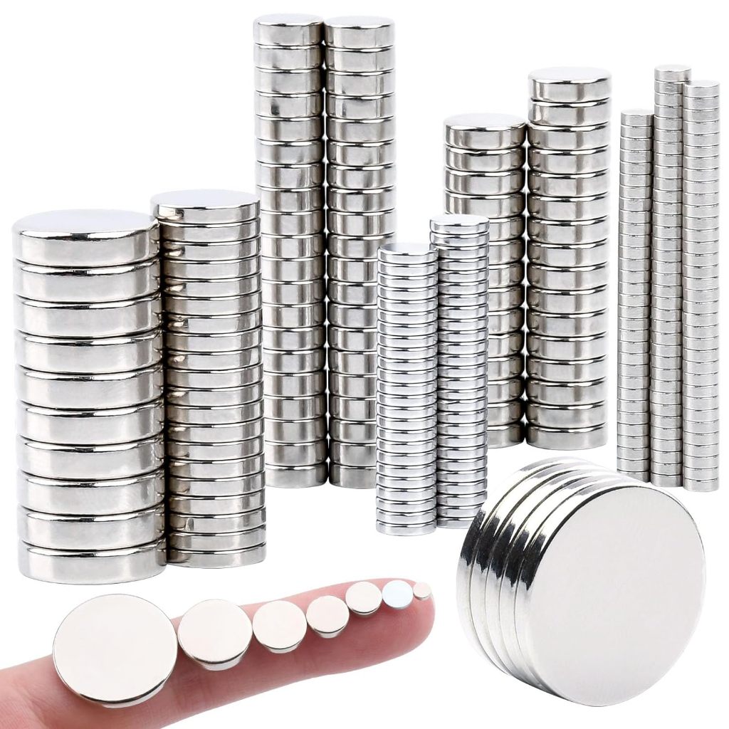 1 / 5 / 10Pcs Super Strong Neodymium Magnets, Small Round Fridge Rare ...