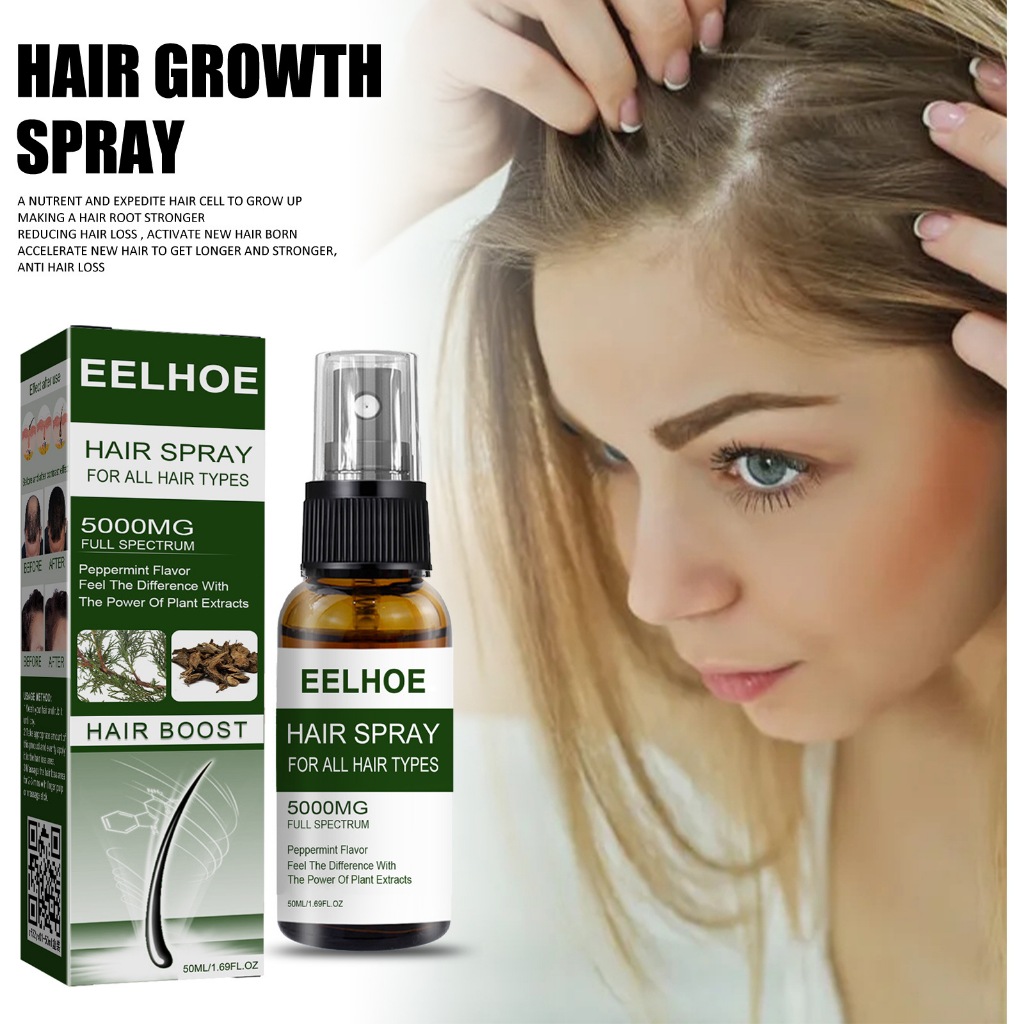 EELHOE Hair Growth essence Spray Hair Densification spray Hair Growth ...