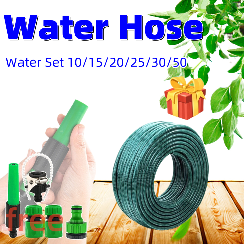 Water Hose PVC Pressure washer Garden Hose set Heavy duty 10/15/20/25 ...