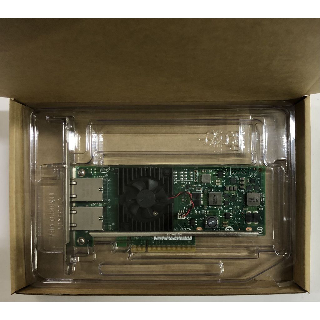 DELL INTEL X540-T2 DUAL PORT 10GB RJ-45 FULL PROFILE NETWORK CARD K7H46 ...