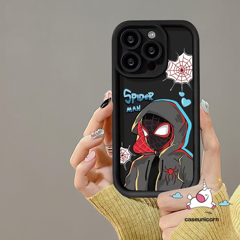 Cartoon Cute Spider-Man Case Compatible for IPhone 11 16 14 15 12 13 ...