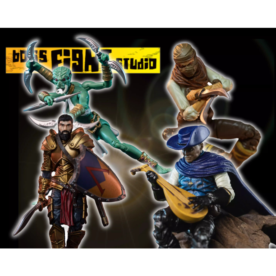 BFS 1/18 Magic Series 7 Waves King Demon Bard Elf Village Woman ...