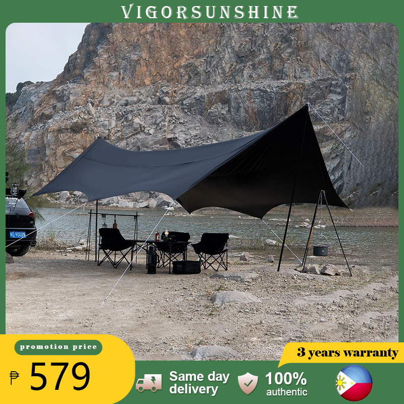 Canopy Tent Awning Waterproof Tarp Canopy Tent Tarpaulin shade Anti-UV ...