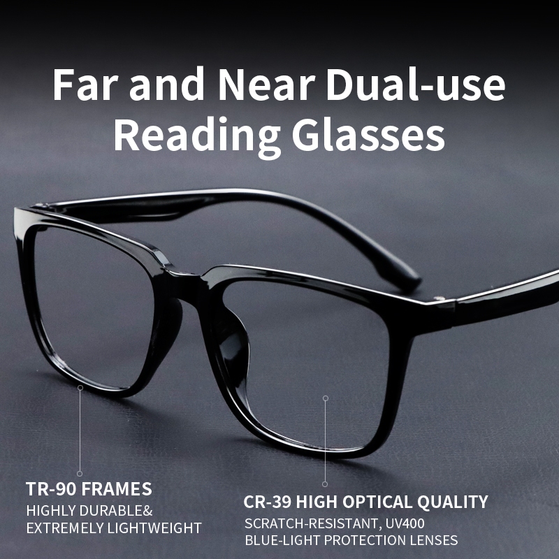 Progressive Multifocal Reading Glasses for Men,Blue Light Blocking ...