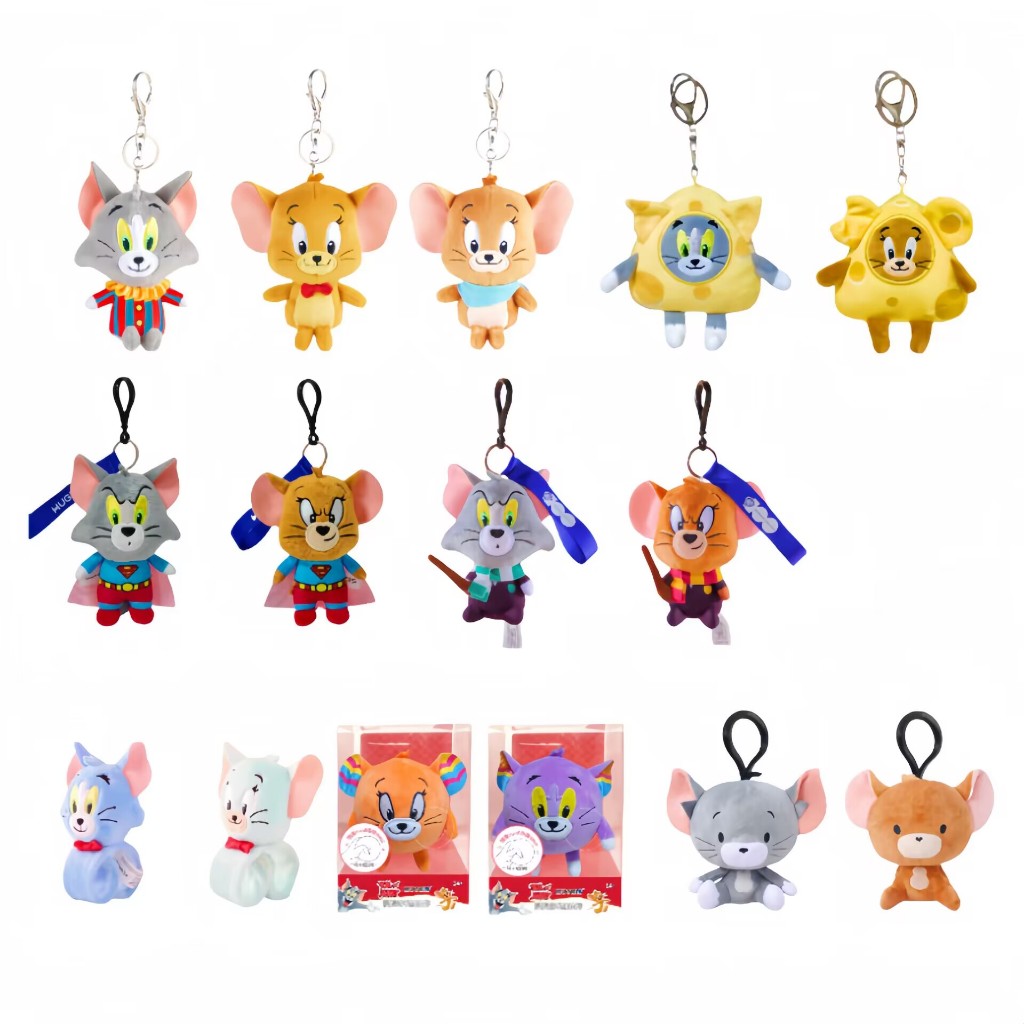 Tom and Jerry Plush Toy Pendant Collection Plush Toy Pendant Soft ...