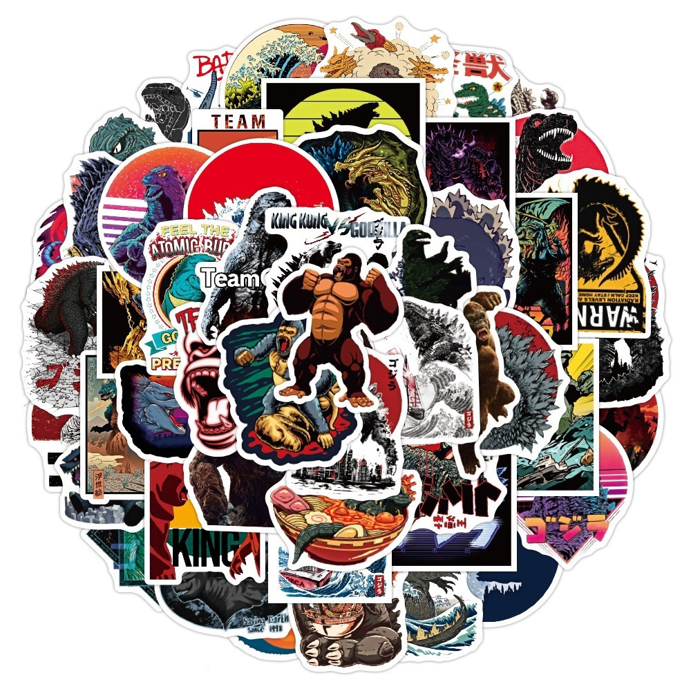 Godzilla stickers~50pcs/set top games Waterproof Graffiti Stickers ...