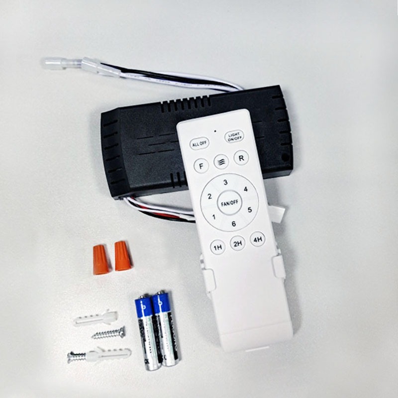 Variable frequency DC six speed regulation household fan light remote ...