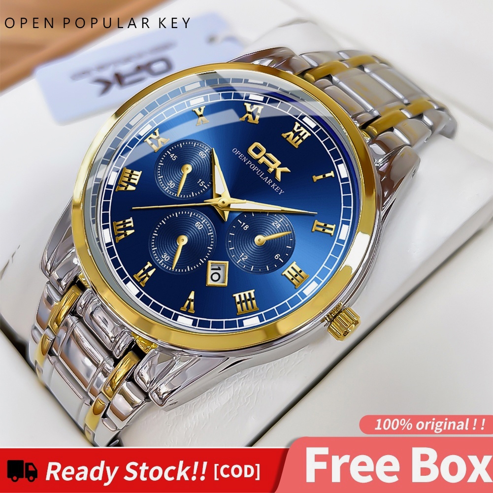 OPK Watch For Men Water Proof Relo for Man Original Business Genuine ...