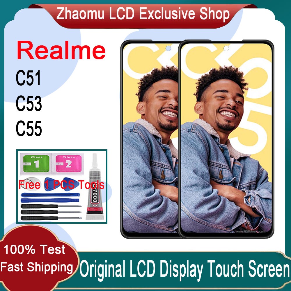 Original Realme C51 C53 C55 LCD Display Touch Screen Replacement | Shopee Philippines