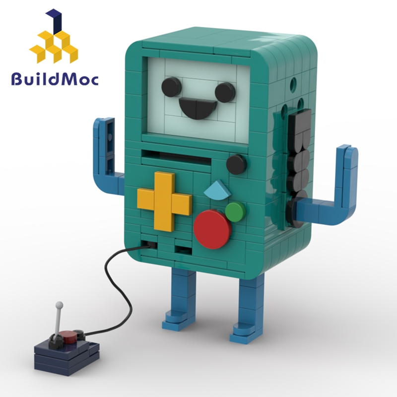 Buildmoc Adventure Time Model Beemo、BMO robot Building Blocks Assembly ...