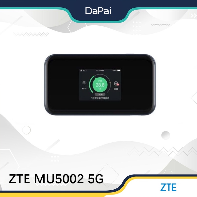 ZTE MU5002 5G Pocket WIFI 5G Mobile WiFi6 Router 1800Mbps Max 3.8 Gbps ...