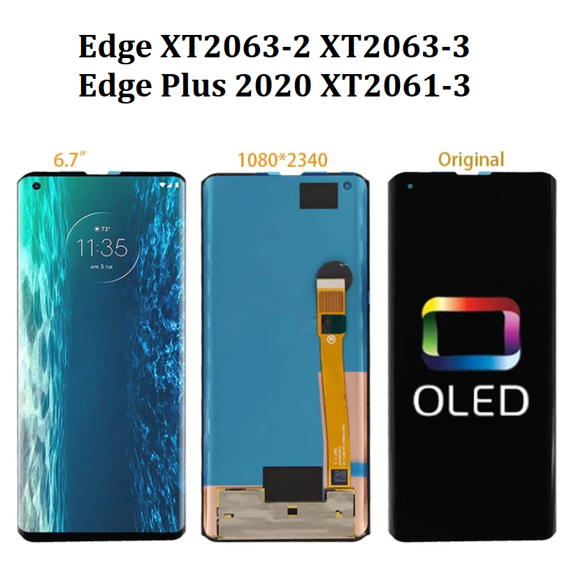 Original AMOLED For Moto EDGE/Edge Plus 4G/5G XT2201-4 LCD Display With ...