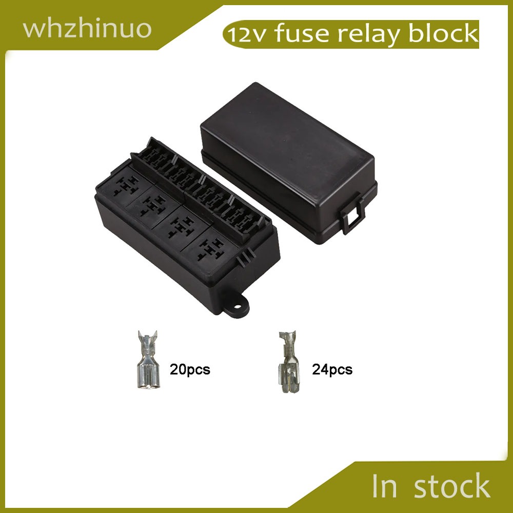 Fuse Relay Box is designed with 4 JD914 relay slots and 12 fuse slots ...