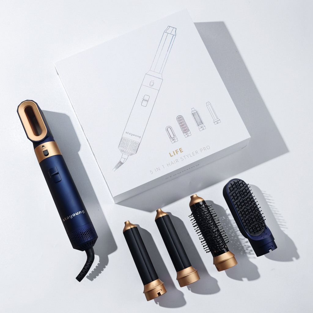 【PRO】STAYOUNG 5-in-1 Hair Styler C1 Pro, Upgraded Design, 5 in 1 ...
