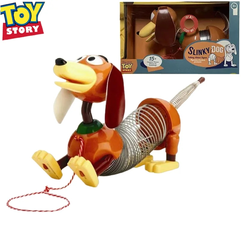 Disney Pixar Toy Story 4 Talking Stretch Slinky Dog Action Figures Toys ...