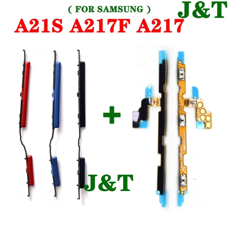 A21S Volume Power Switch On Off Button Key Flex For Samsung A21s A217F Phone Side Buttons Ribbon ...