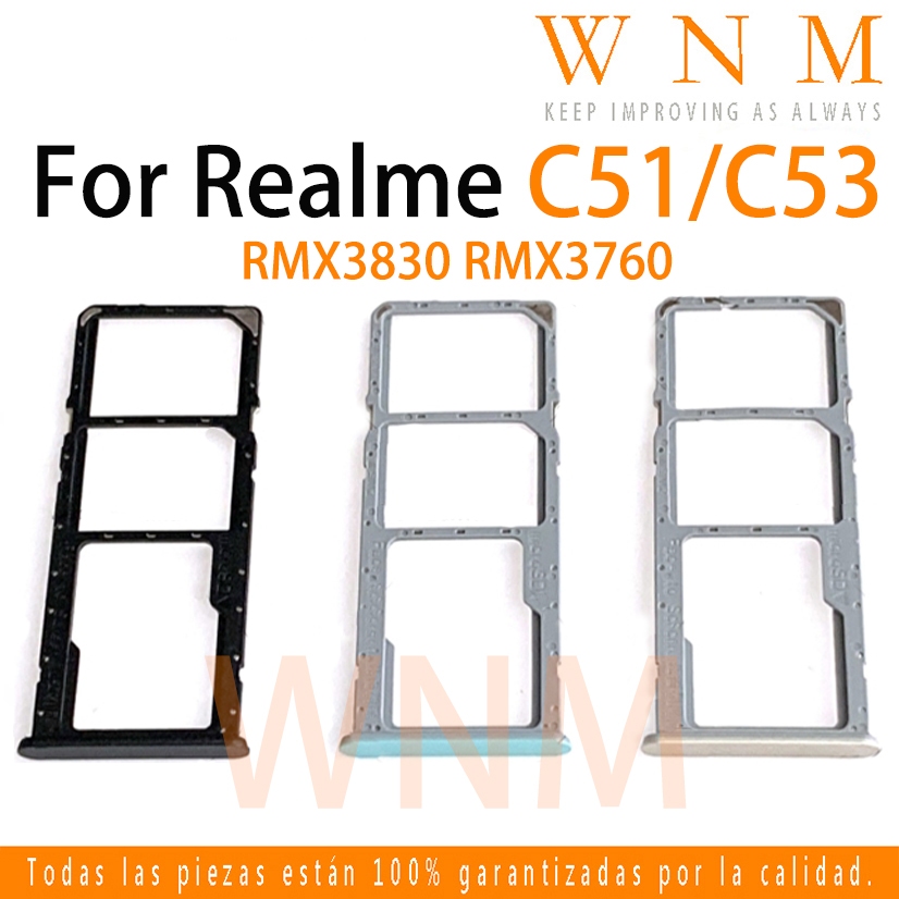 For Realme C51 C53 RMX3830 RMX3760 Sim tray Card Slot Holder Card ...