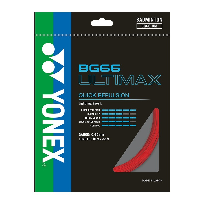 Yonex Badminton String BG66 ULTIMAX (0.65mm) BG80 BG65 Elastic Durable ...