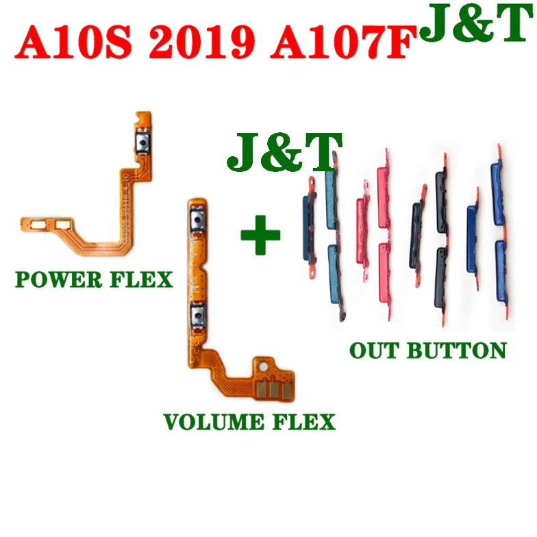 A10S Power On Off Volume flex For Samsung A10S A107F Up Down Out Side ...