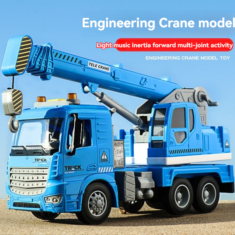[Ready Stock] Children's Big Crane Toys Large Crane Excavator Excavator ...