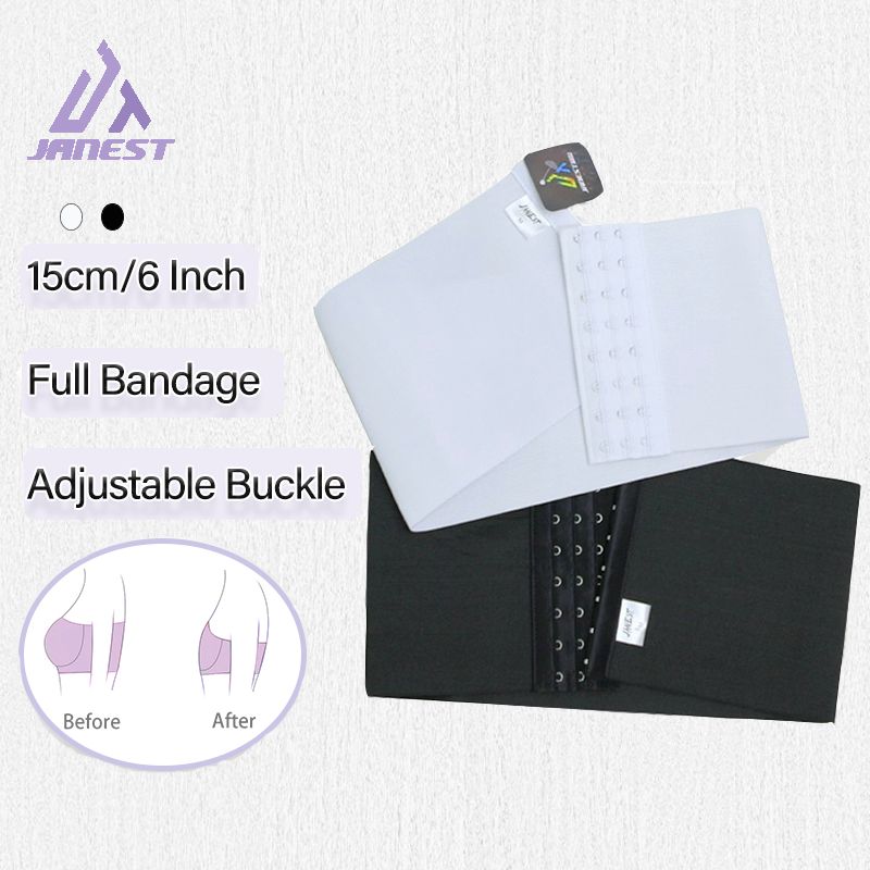 S-6XL Plus Size Bandage Tube Chest Binder Straps Tomboy Flatten Big ...