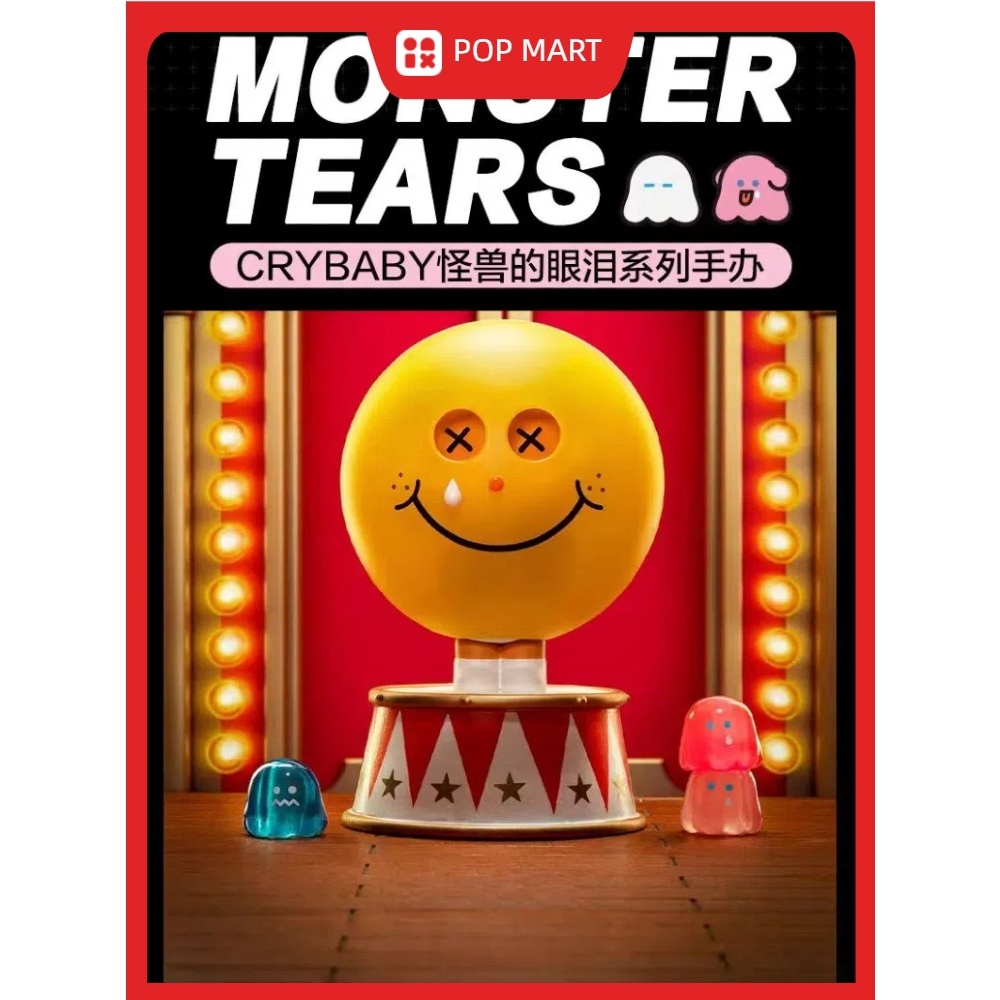 POPMART CRYBABY monster tears series blind box action figure hand ...