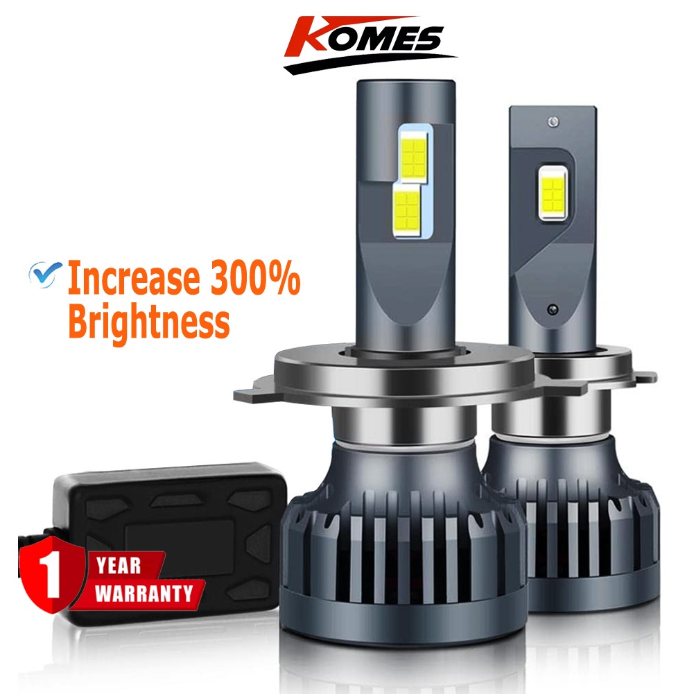 2Pcs 100W Car LED Headlight H4 H1 H3 H7 H11 9005 HB3 9006 HB4 9012 HIR2 ...